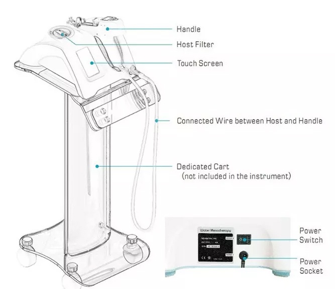 Portable PRP injection mesotherapy meso gun machine